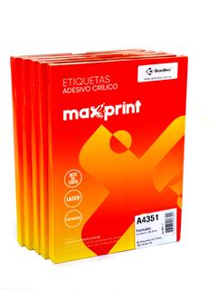 GranDo's - Etiquetas A4351 21,2mm x 38,1mm no Pack com 5 Caixas Maxprint